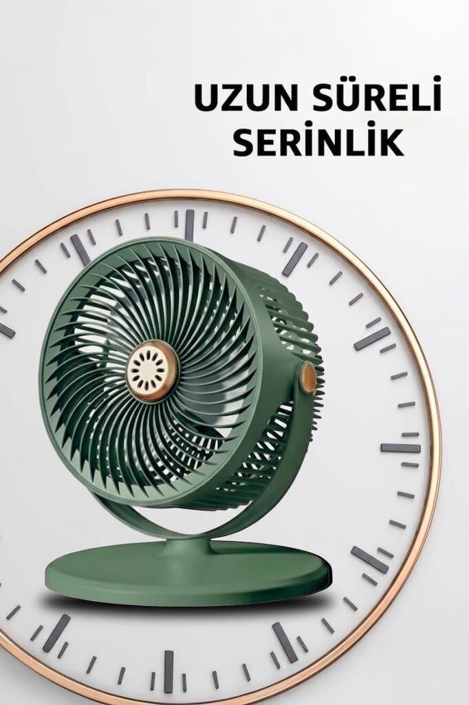 Güneş Panelli Vantilatör Şarjlı Ampüllü 5 Kademeli Taşınabilir ...